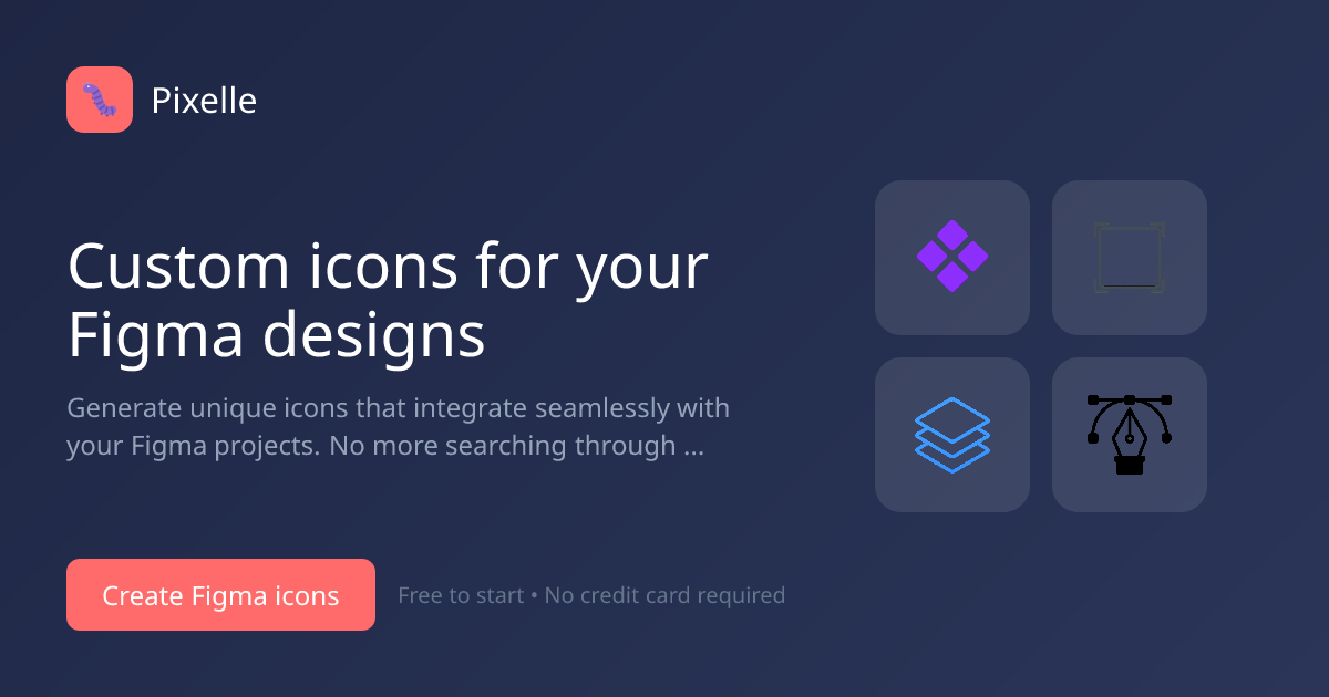 AI Icons for Figma | Pixelle